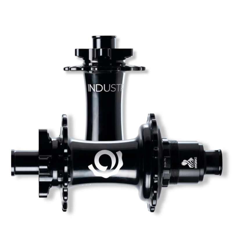 MTB náboje Hydra2 set - ISO 6B - BOOST - 32h - Barva: Modrá, Specifikace koncovky přední: 15x110 ...